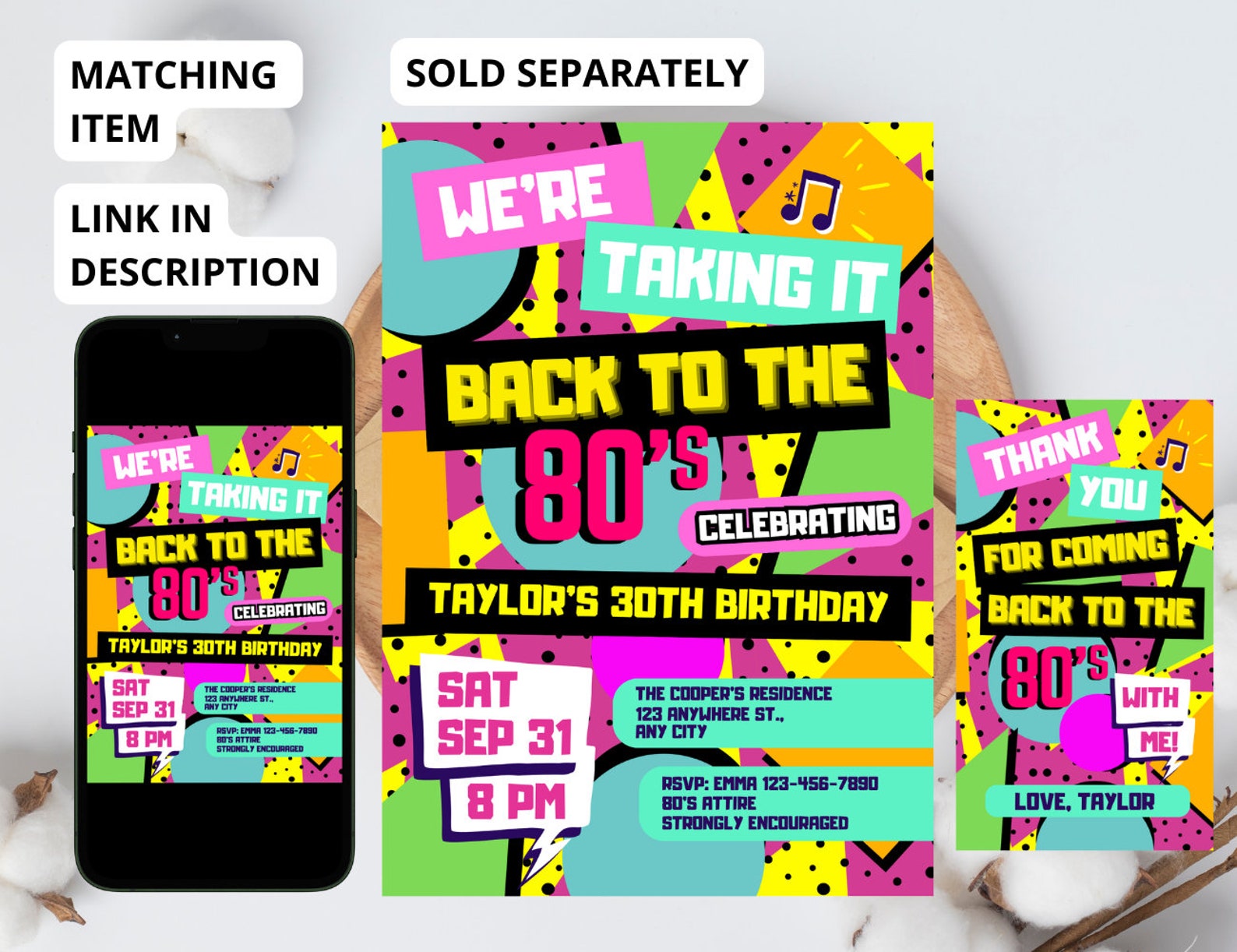 Editable 80s Party Welcome Sign, Back to the 80s, Throwback Party ...