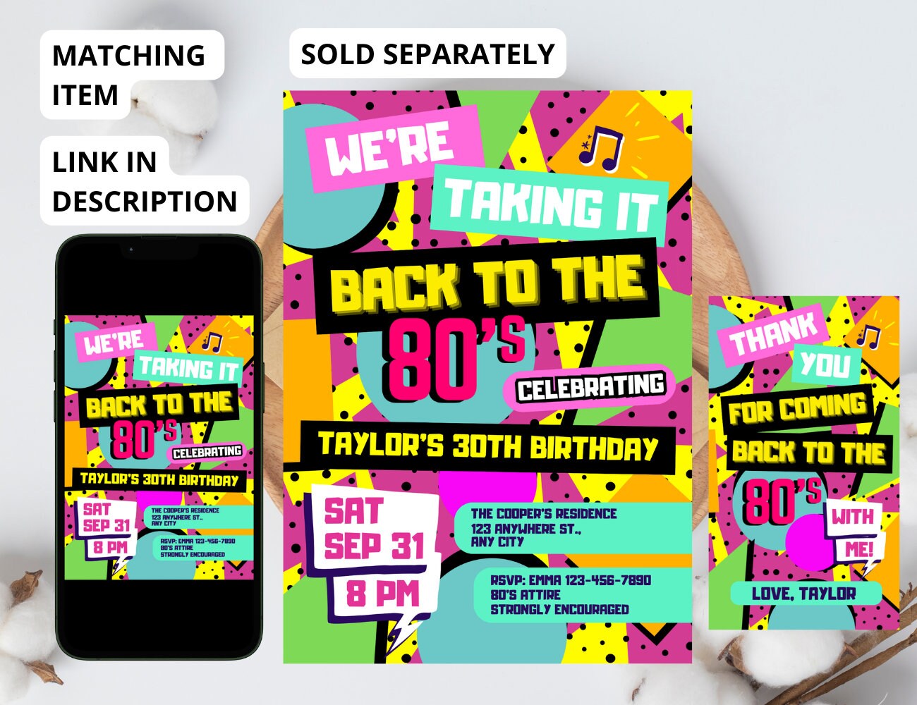 Editable 80s Party Welcome Sign, Back to the 80s, Throwback Party ...