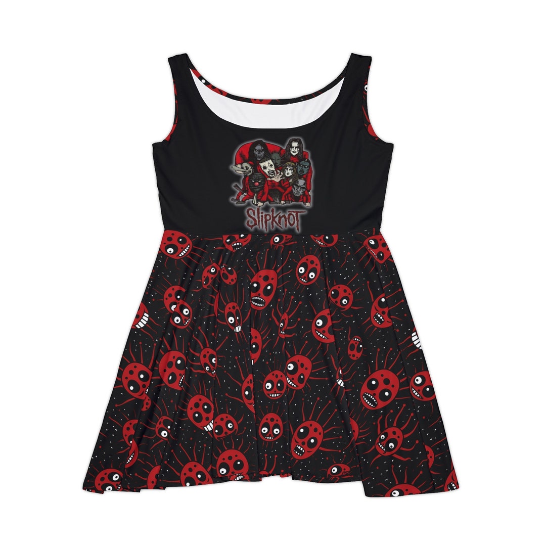 Rock Festival, Slipknot Band Women's Skater Dress - Etsy