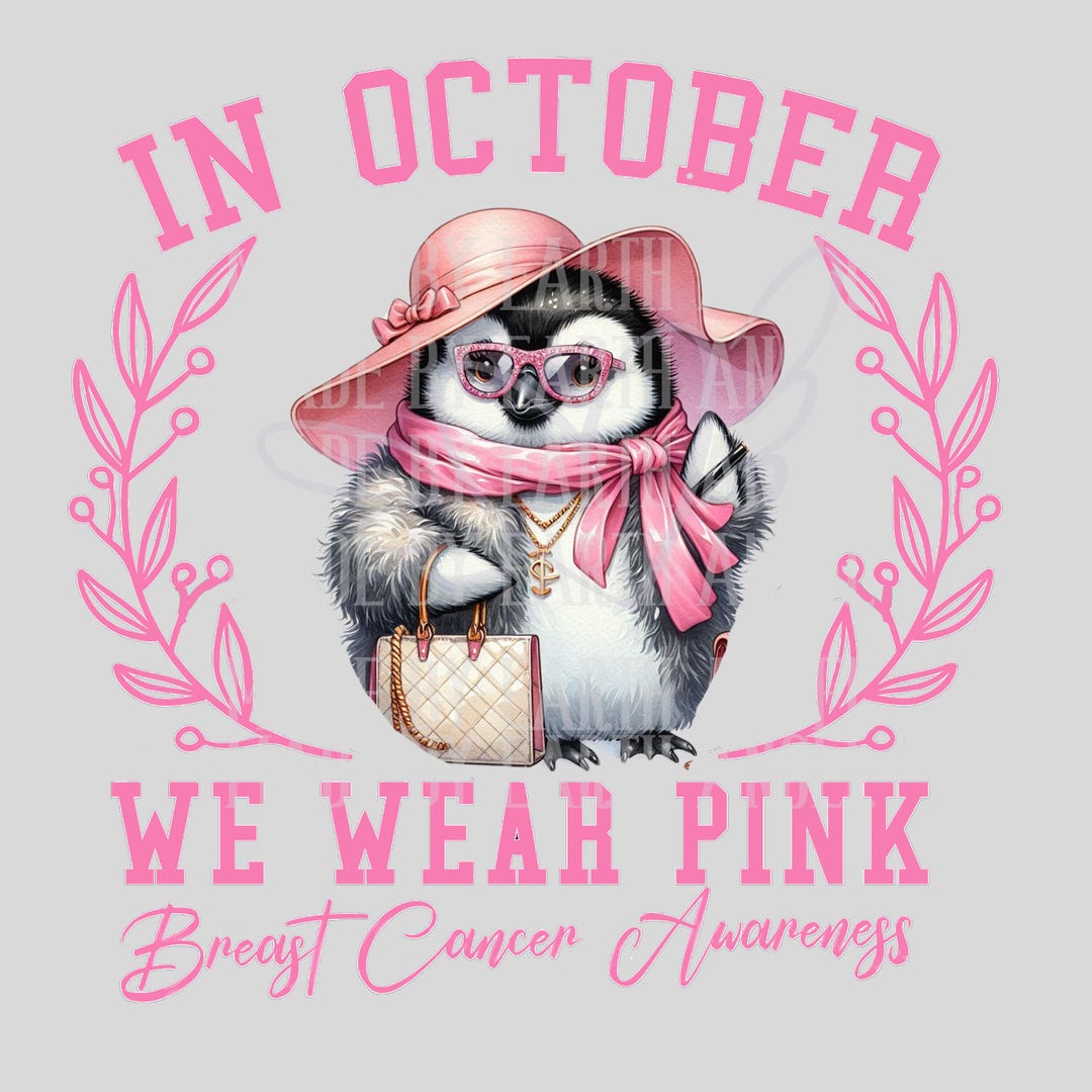 Boujee Animal Breast Cancer Awareness PNG – Pink Ribbon Sublimation ...