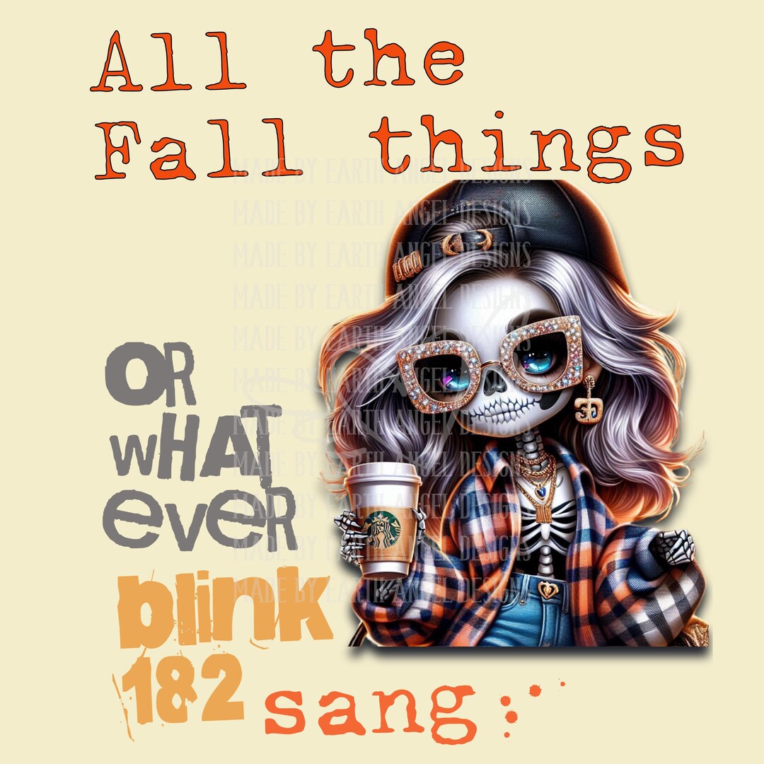 Skeleton With Fall Themed Animals PNG Funny Fall Quote Design ...