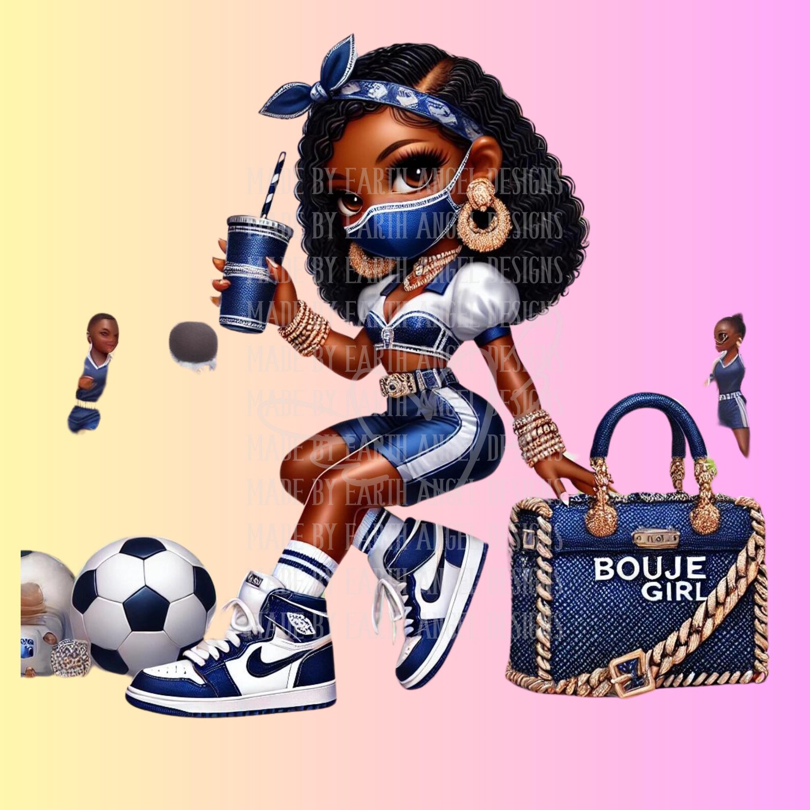 Custom Team Girls PNG Digital File – Personalized Sports Team Design ...