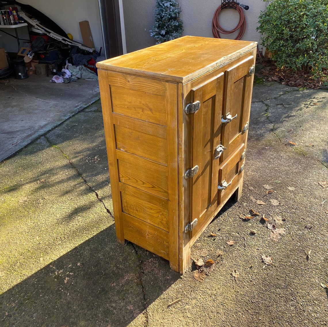 Vintage Antique 1900’s Moore Brothers Ice Box - Etsy