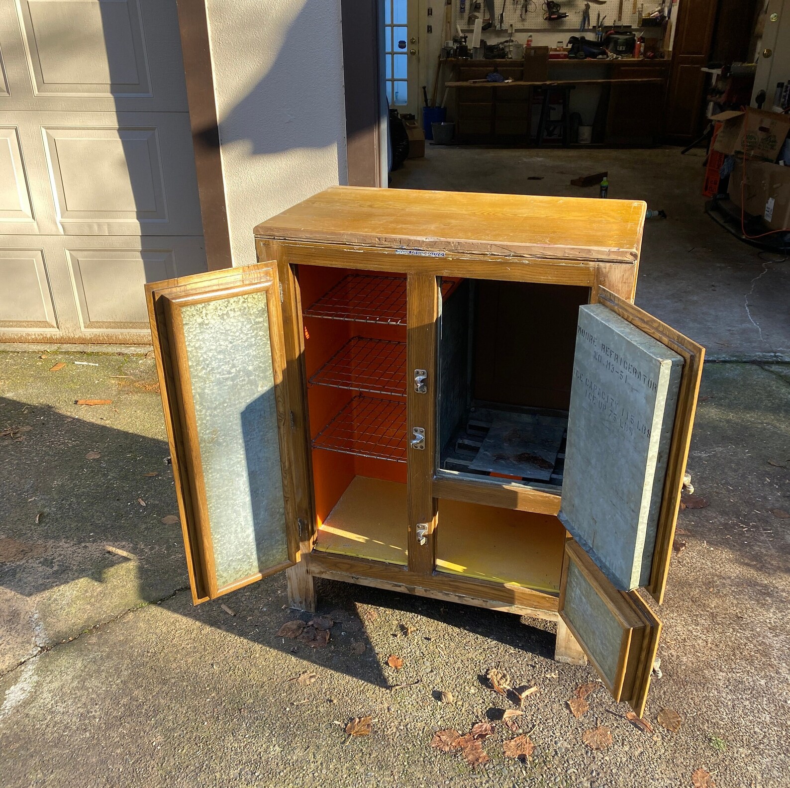 Vintage Antique 1900’s Moore Brothers Ice Box - Etsy