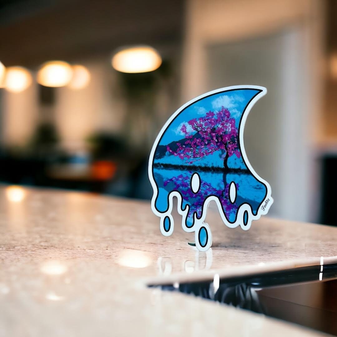 Shark Fin Sticker-shark Sticker - Etsy