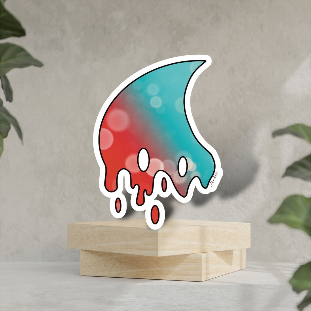 Shark Fin Sticker-shark Sticker - Etsy