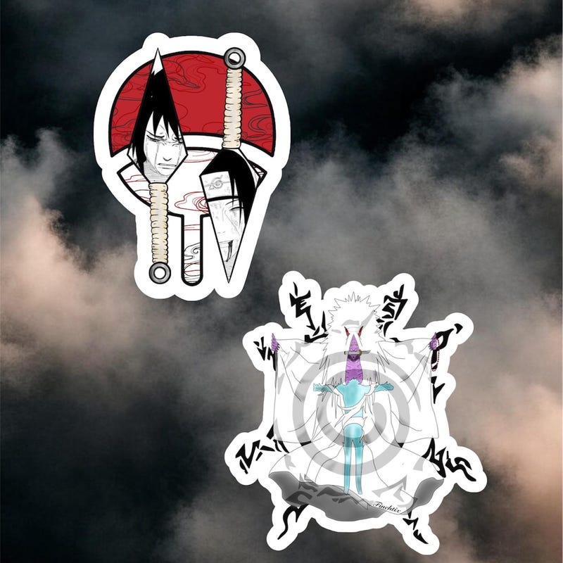 Naruto Stickers - Etsy