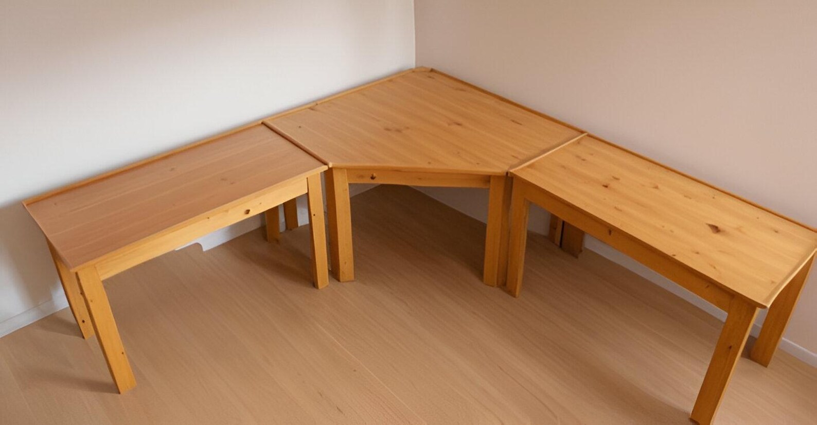 DIY L Shaped Desk Build Plans, Diy Furniture Plans Hobby Center Tables ...