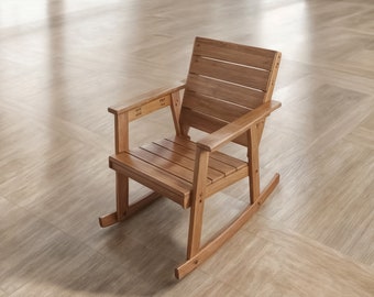 DIY Rocking Chair Build Plan Pdf File, Woodworking Plans, Patio ...