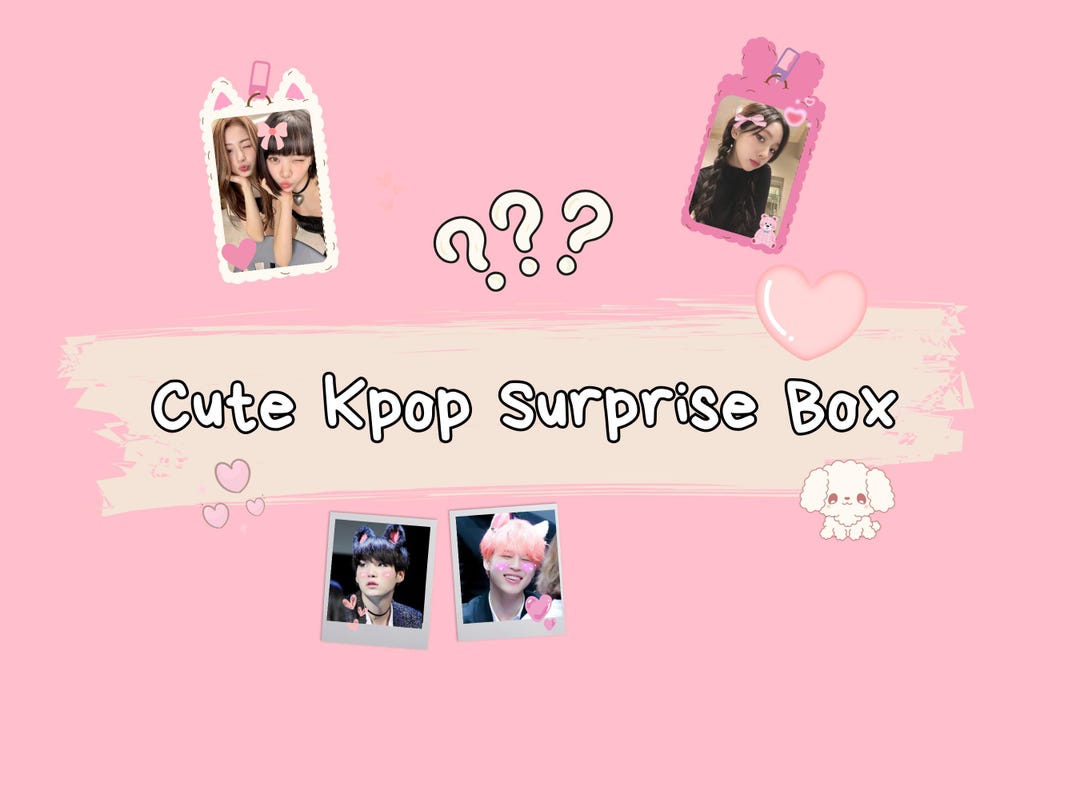 Kpop Surprise Box | Cute Aesthetic Kpop Gift Box | Kpop Bias Pack for ...