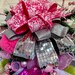 Luxury Hot Pink Gem XXL Swag With Flowers and Bows That Sparkle and ...