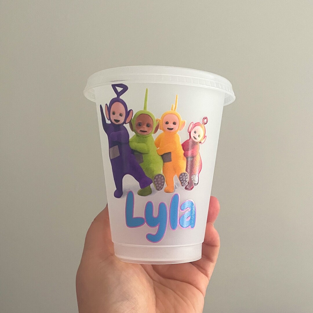 Personalised Teletubbies Cold Cup With Straw - Etsy UK
