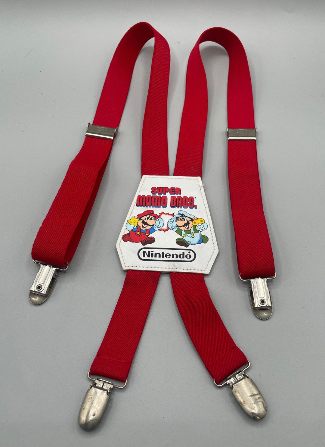 1988 Nintendo Super Mario Brothers Suspenders - Etsy