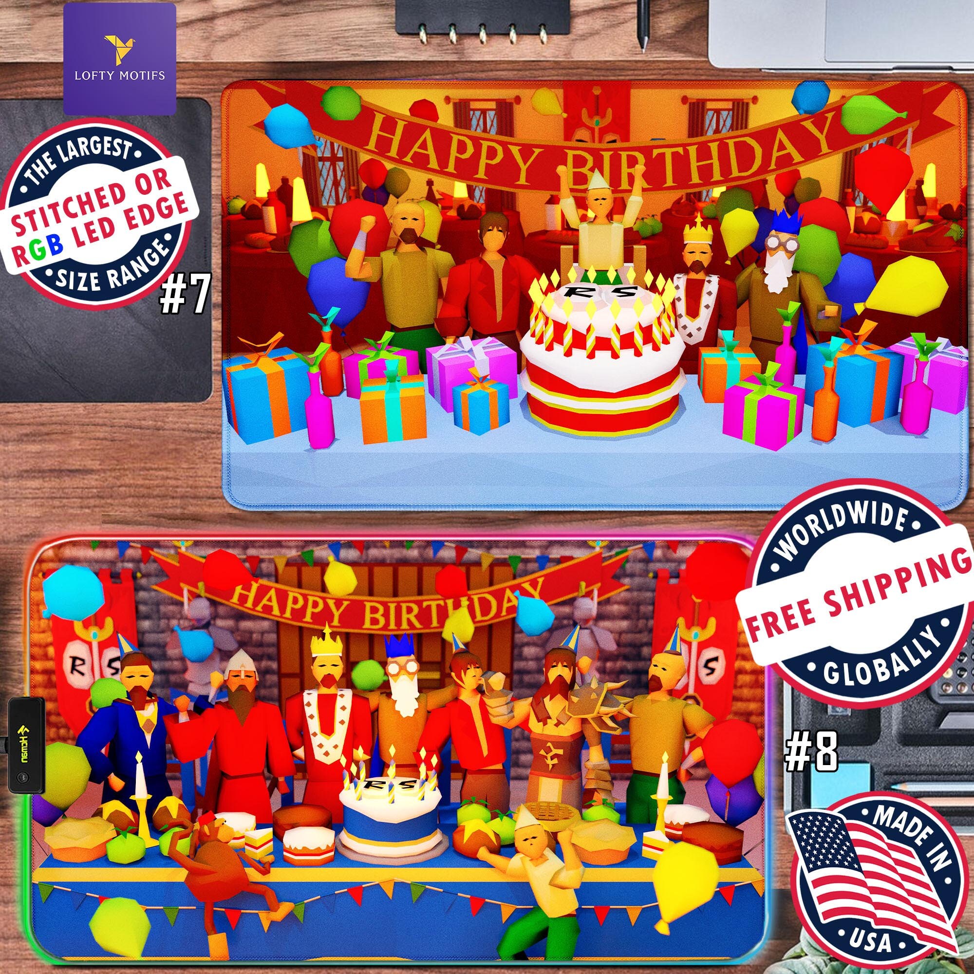 Old School Rune Mouse Pad Scape Custom Osrs Character Gaming Desk Mat ...