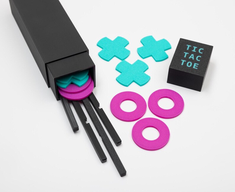 Travel Tic Tac Toe Kit | Travel Game | Kids Game | Original - Etsy