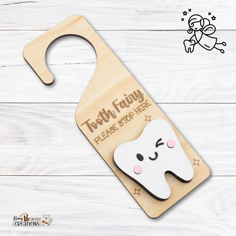 Tooth Fairy Door Hanger_tooth Fairy Money Holder - Etsy