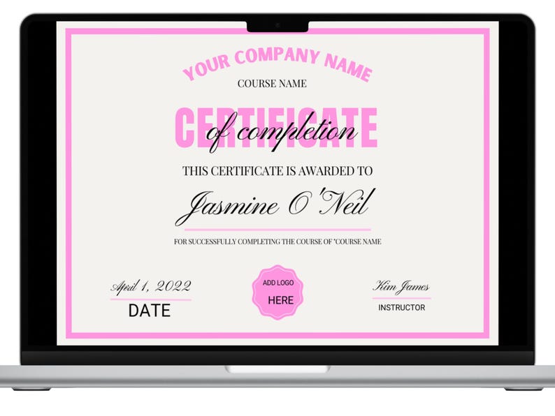 Certificate of Completion Gold Well Done Template, Certificate School ...