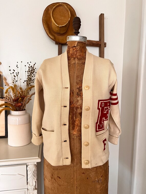 50s letterman cardigan - Gem