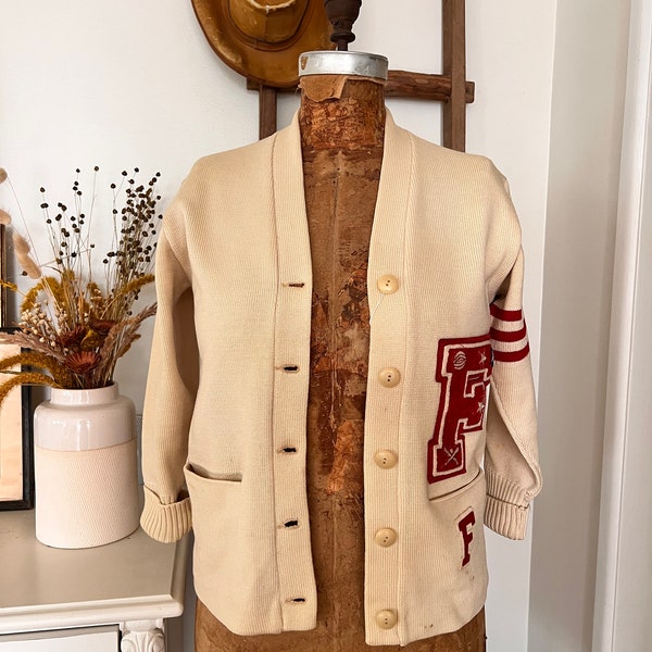 Letterman Cardigan - Etsy