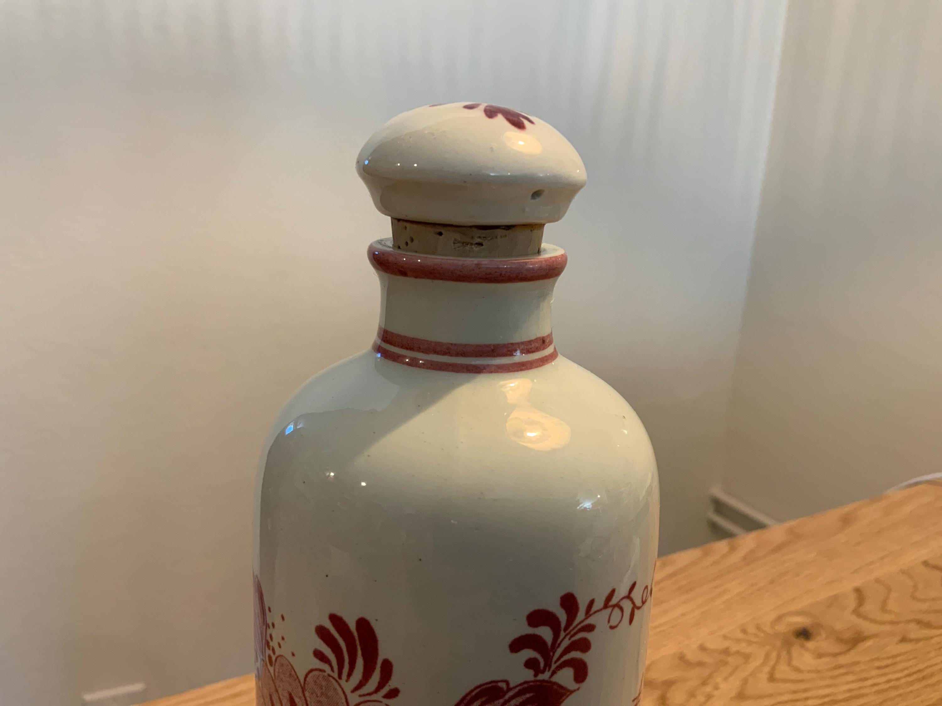 Delft Red Decanter Made in Holland - Etsy