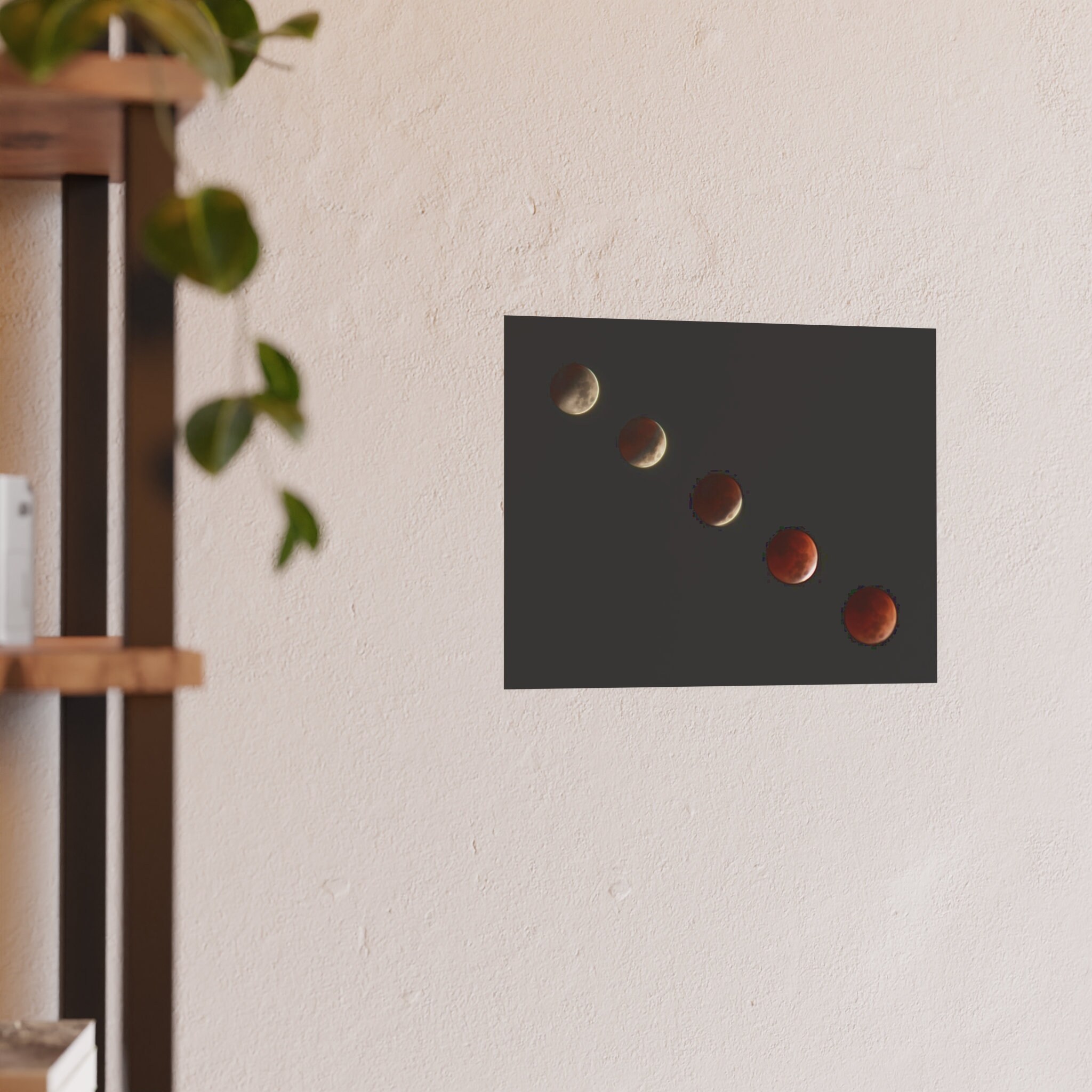 Phases of a Lunar Eclipse Satin/matte Poster - Etsy