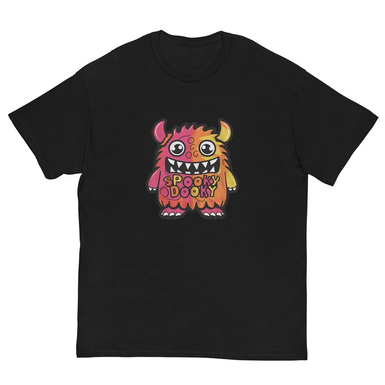 Spooky Dooky Shirt, Weird Poop Vshirt, Novelty Gift Cute Monster Shirt ...