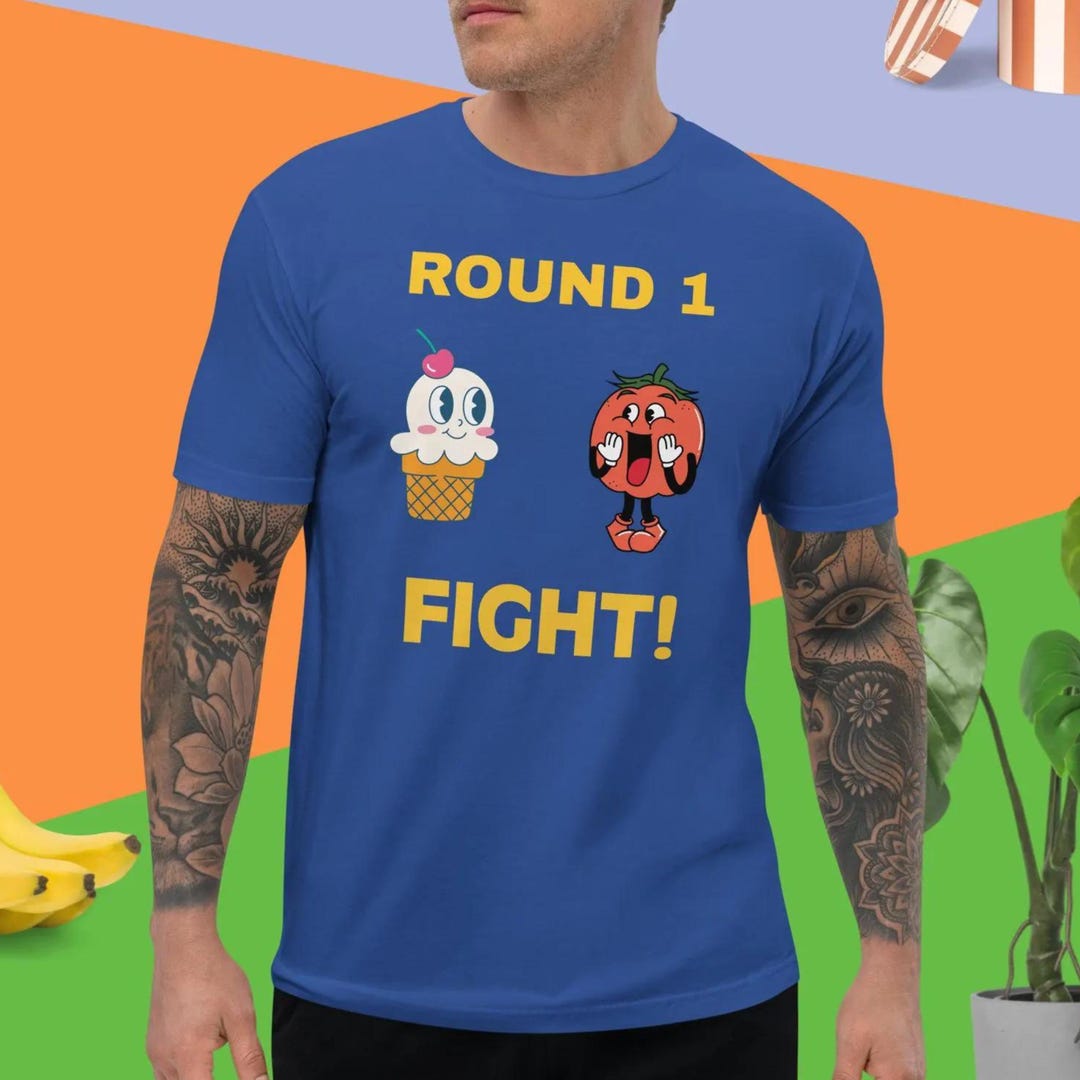 Round 1 Fight Pokemon Luvr Shirt Mortal Kombat Funny MMA Shirt Street Fighter Shirt Karate Jiu ...