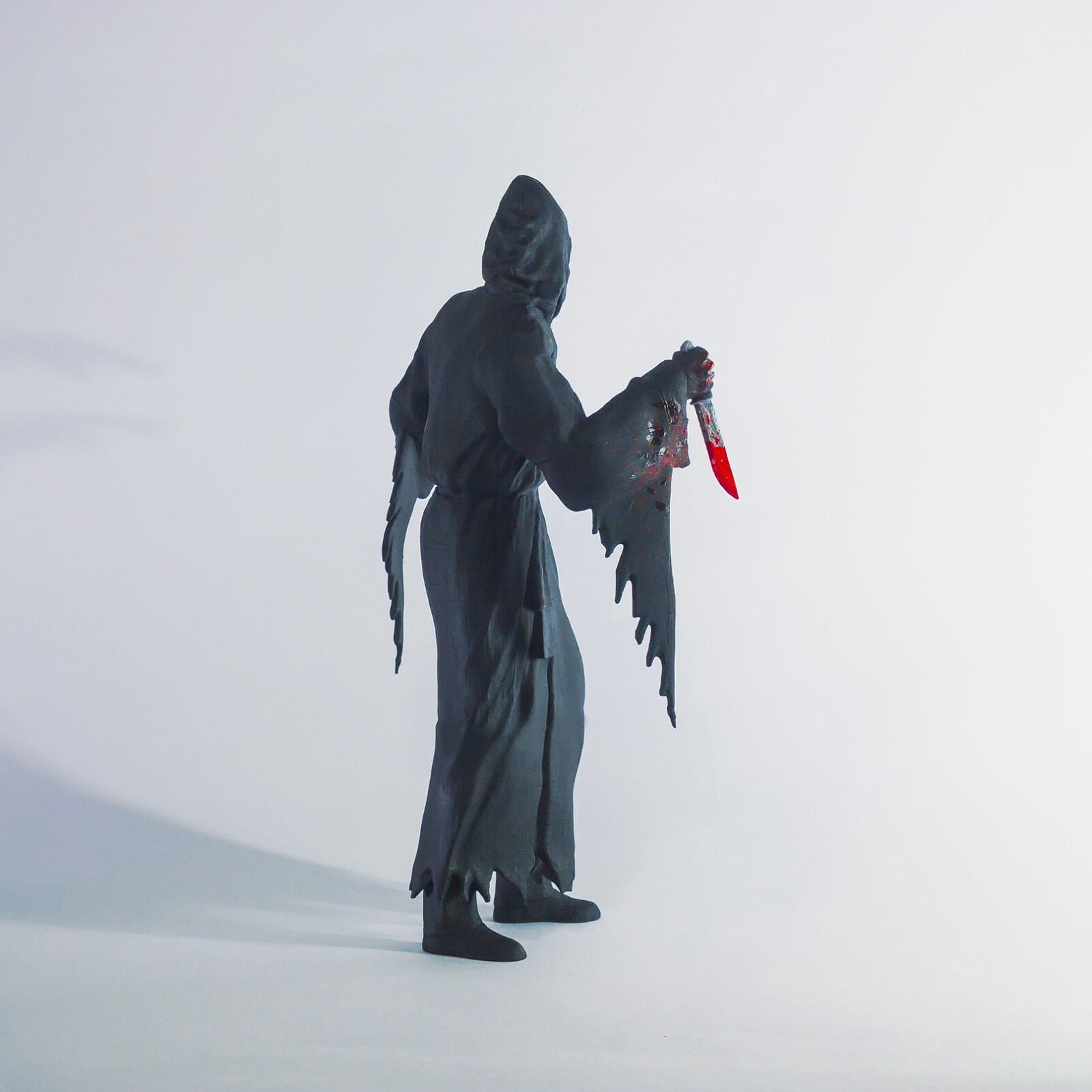 3D Printed Scream Ghostface Ghostface Statue Scream Fan Art Scream ...