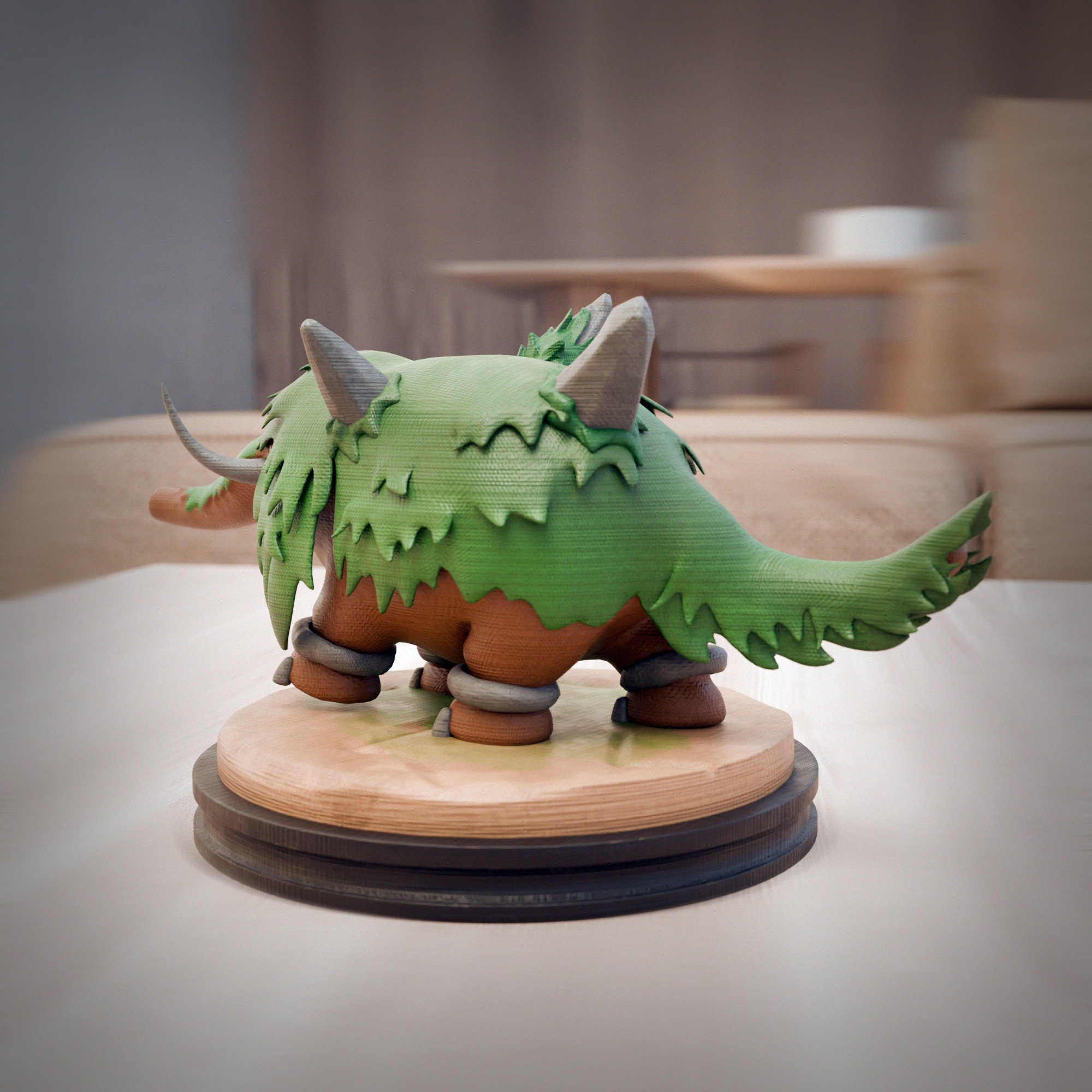 3D Printed Palworld Mammorest, Mammorest Pal Figure, Palworld Gift - Etsy