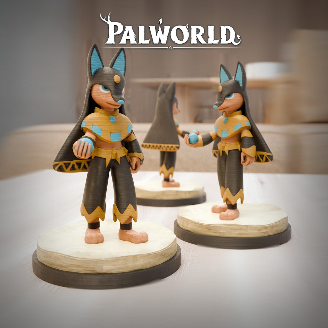 3D Printed Palworld Anubis, Anubis Poki Figure, Palworld Gift - Etsy ...
