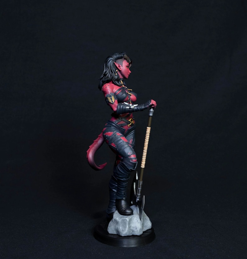 3D Printed Baldur's Gate 3 Karlach Statue High Quality Resin Figure ...