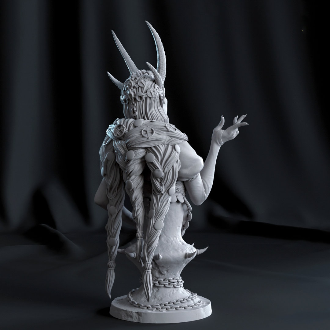 Mizora Baldurs Gate 3 Statue, 3D Printed Fan Art Statue, Gift for Gamer ...