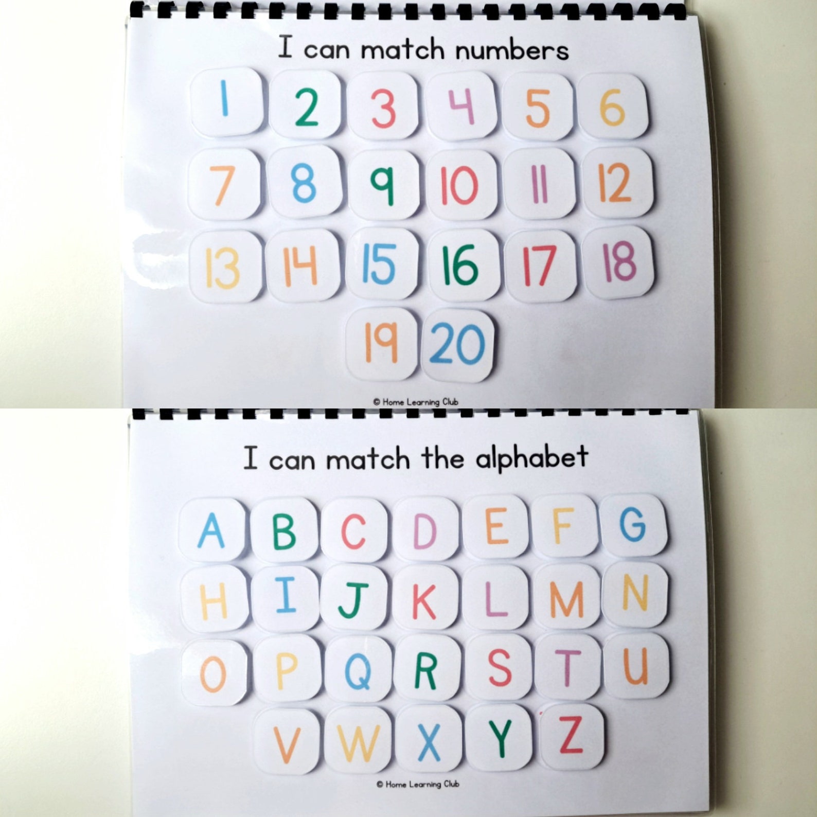 Velcro Busy Book, Children's Learning Binder, Homeschool Resources ...