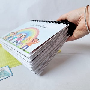 Personalised Velcro Busy Book for Toddlers Quiet Book for Homeschool ...