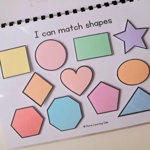 Velcro Busy Book, Children's Learning Binder, Homeschool Resources ...