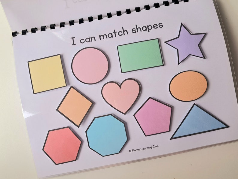 Velcro Busy Book, Children's Learning Binder, Homeschool Resources ...