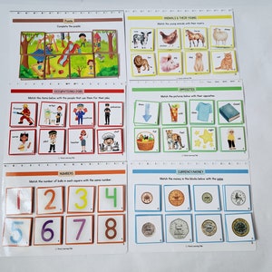 Personalised Velcro Busy Book for Toddlers Quiet Book for Homeschool ...