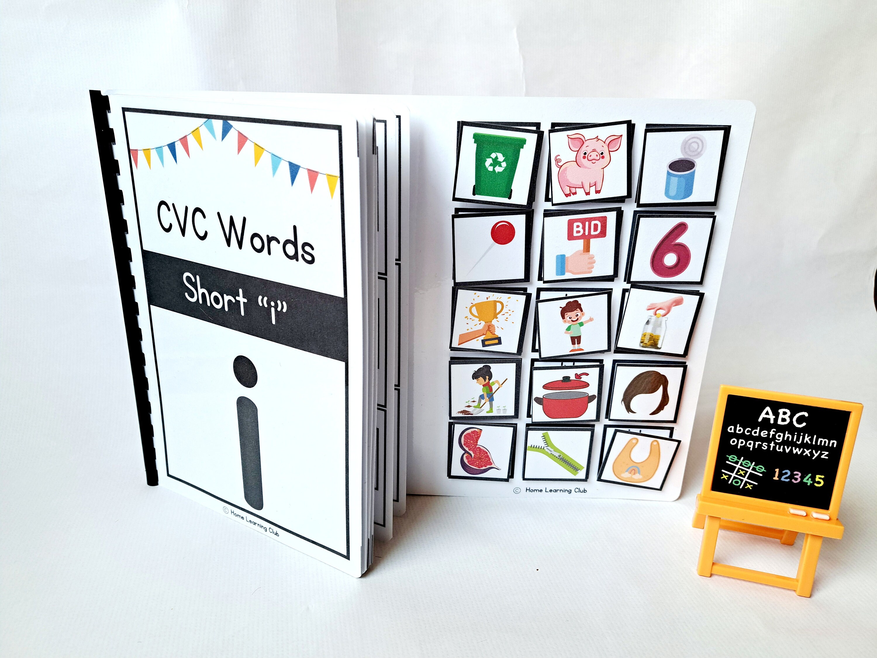 Phonics Cvc Words, Velcro Busy Book, Beginning Sounds Book, Learn to ...