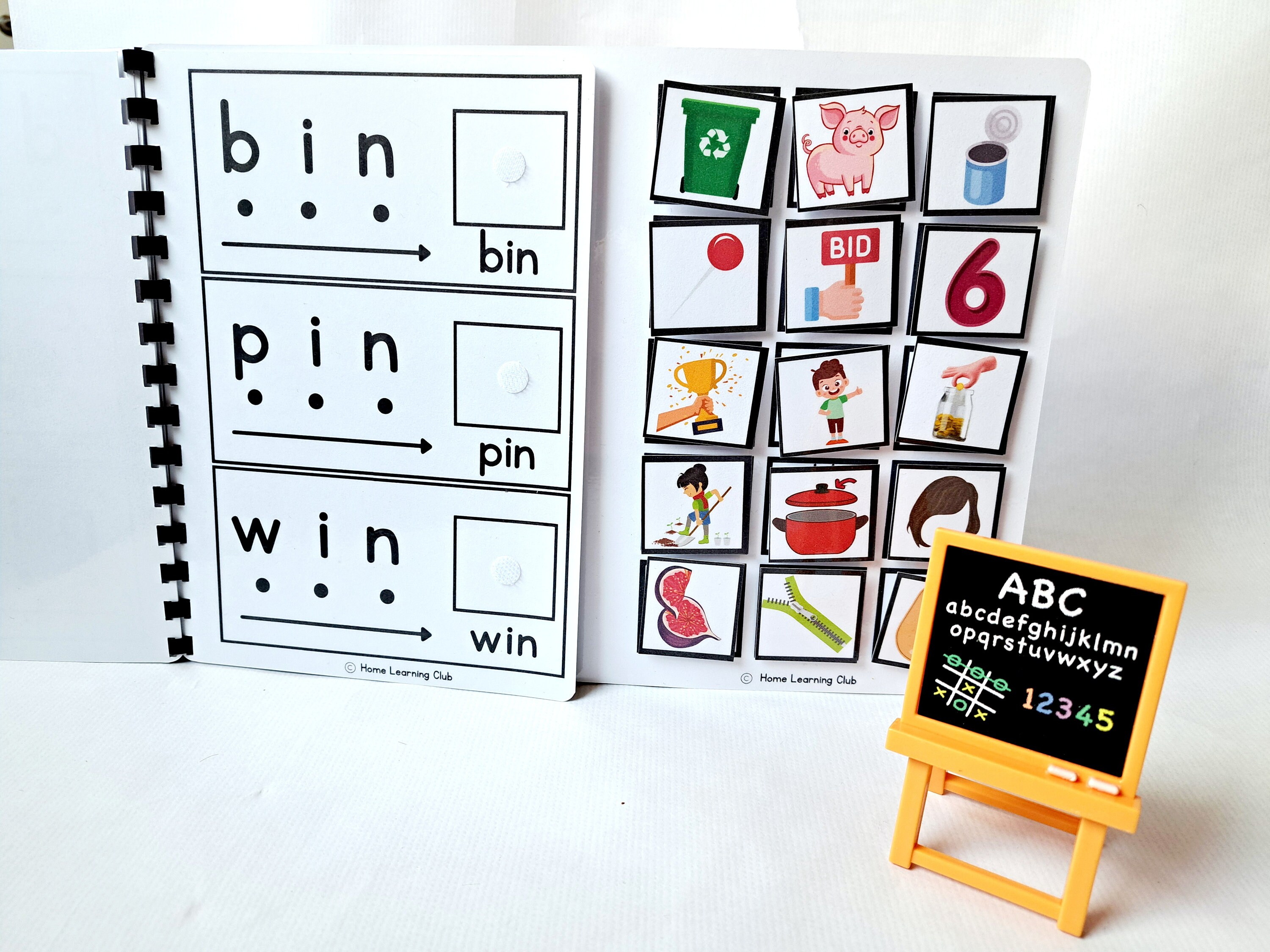 Phonics Cvc Words, Velcro Busy Book, Beginning Sounds Book, Learn to ...