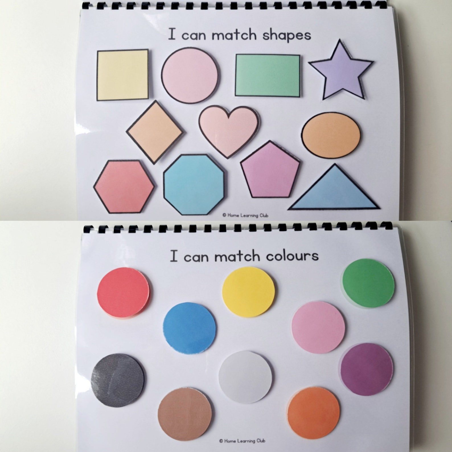 Velcro Busy Book, Children's Learning Binder, Homeschool Resources ...