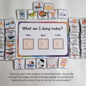 PDF Now, Next, Later Sequencing Board, Visual Aid for Adhd, SEND ...