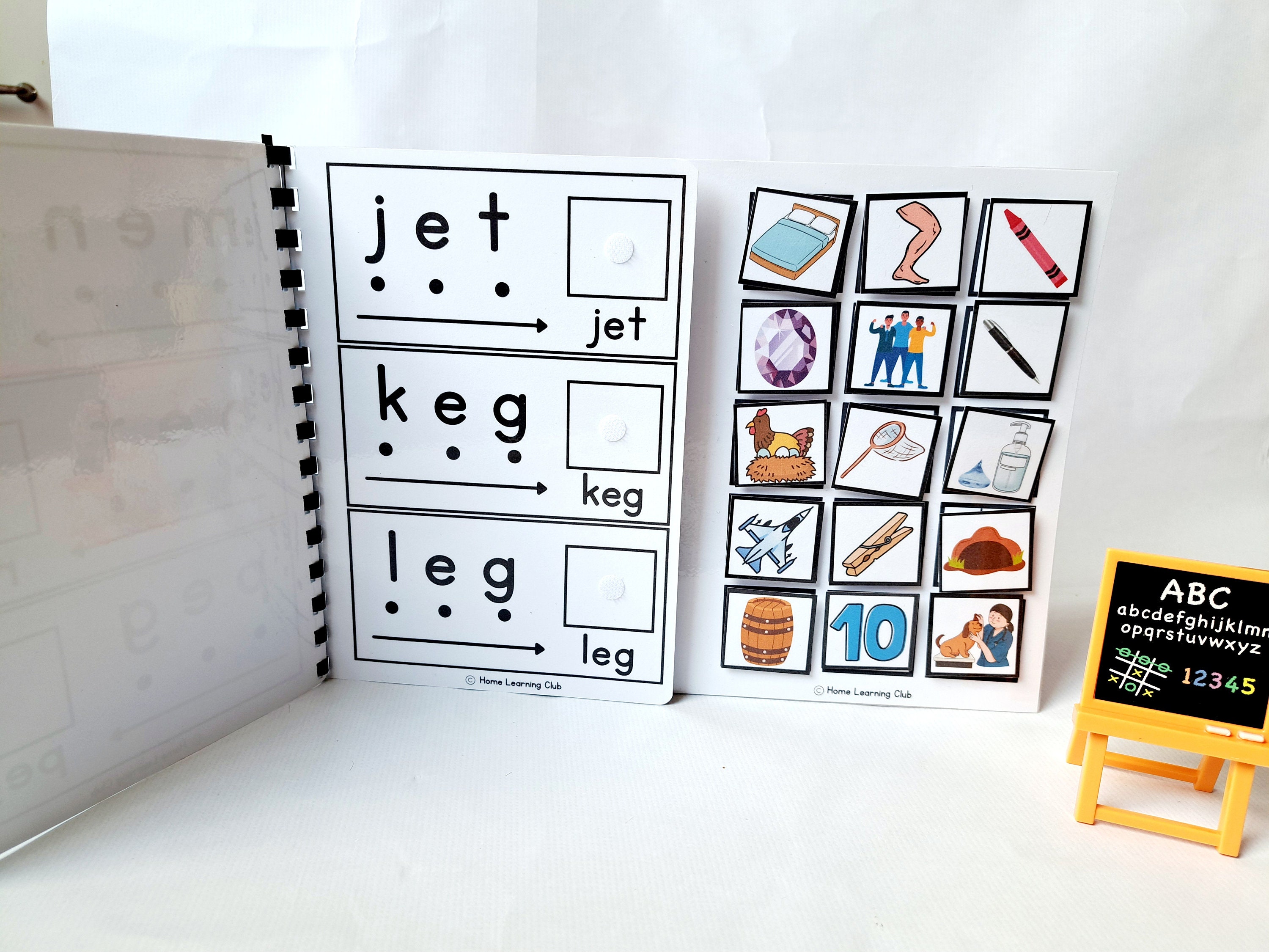 Phonics Cvc Words, Velcro Busy Book, Beginning Sounds Book, Learn to ...