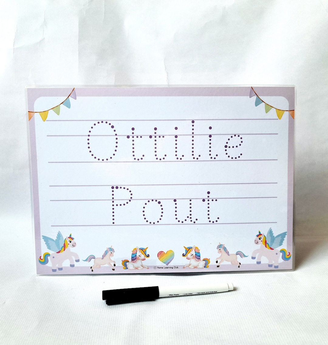 Learn Your Name Mat, Personalised Trace Your Name, Preschool Writing ...