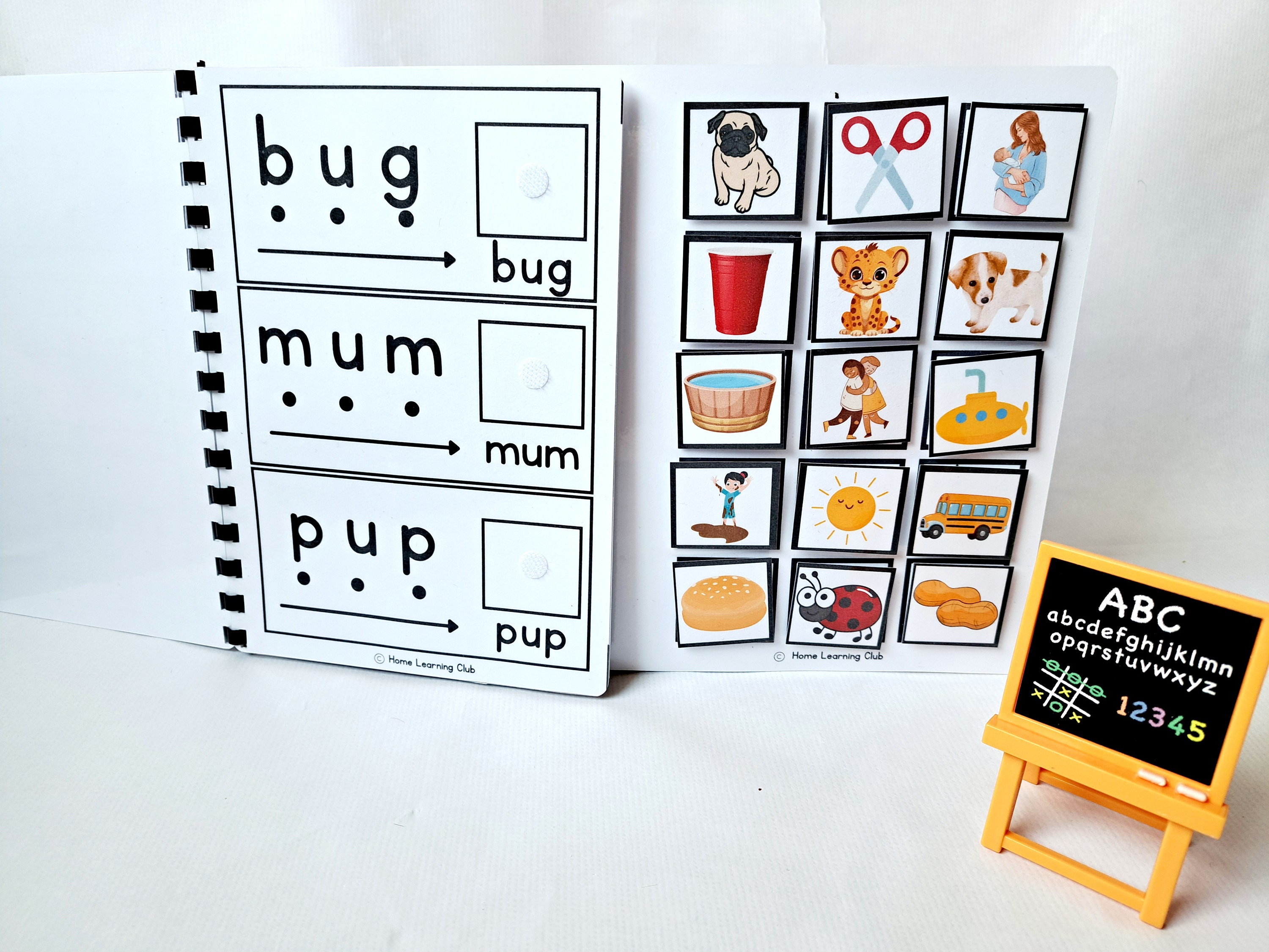 Phonics Cvc Words, Velcro Busy Book, Beginning Sounds Book, Learn to ...