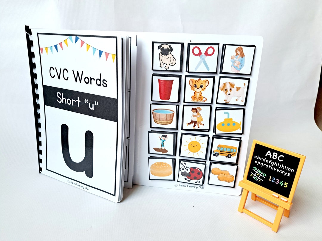 Phonics Cvc Words, Velcro Busy Book, Beginning Sounds Book, Learn to ...