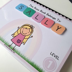 Velcro Busy Book, Children's Learning Binder, Homeschool Resources ...