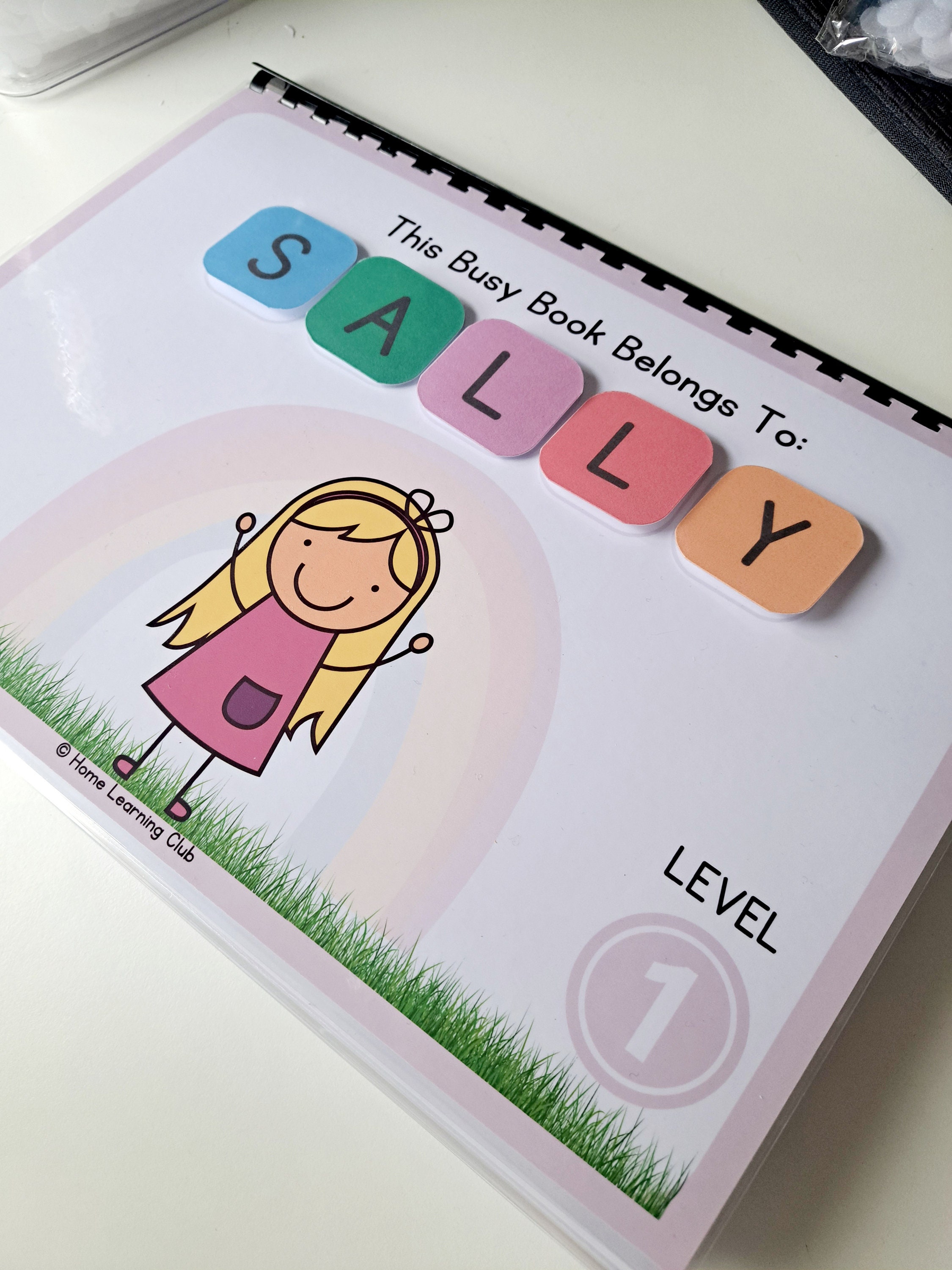 Velcro Busy Book, Children's Learning Binder, Homeschool Resources ...