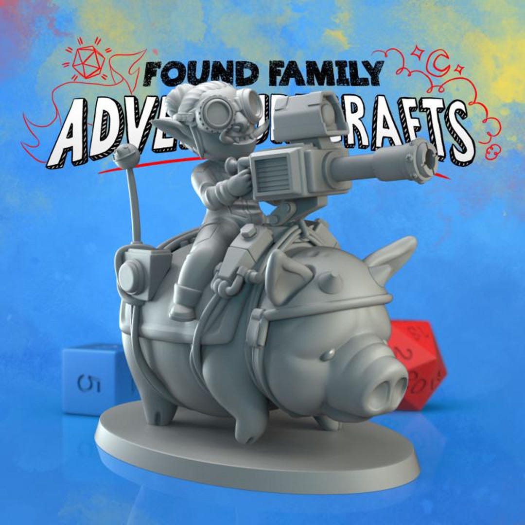 Goblin Pig Rider Operator Gunman | Dnd Dungeons and Dragons RPG 28/32 ...