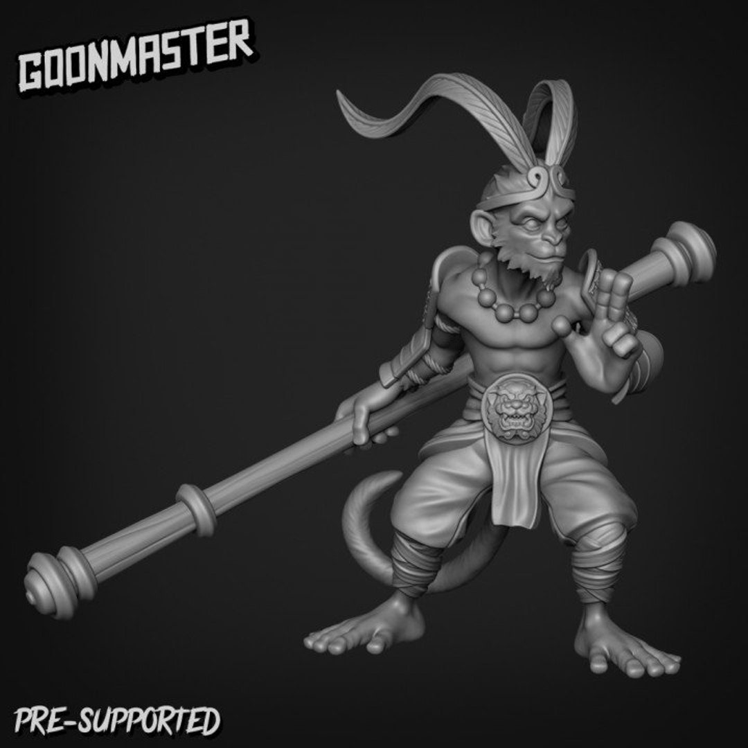 Monkey King / Dnd Dungeons and Dragons Tabletop Wargaming TTRPG NPC ...