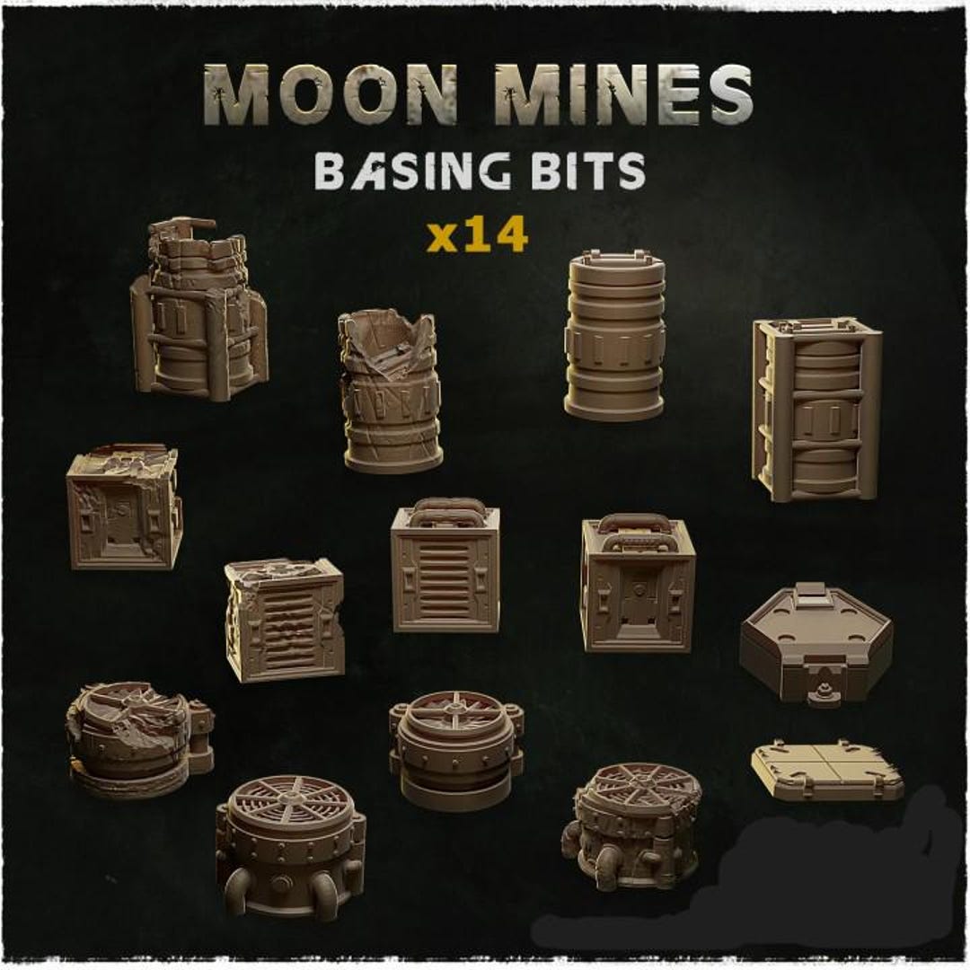 Moon Explosive Mines | Dnd Dungeons and Dragons TTRPG 28/32mm | Broken ...